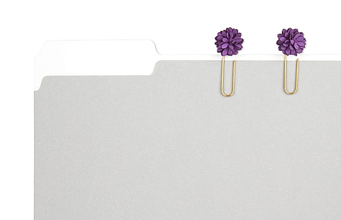 Office Depot Brand Decorative Paper Clips Pack Of 5 Jumbo Gold - Office ...