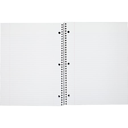 Mead 3 Hole Spiral Notebook Letter Size 1 Subject College Rule Assorted ...