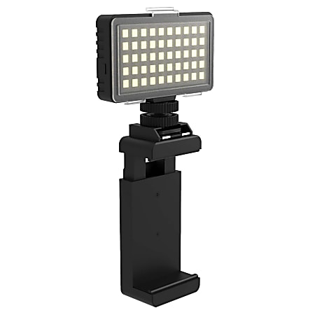 Bower 50 LED Smartphone Video Light Black WA 50LED - Office Depot