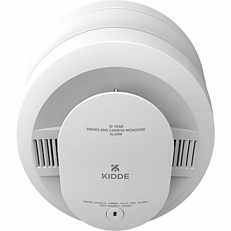 Kidde Combo Carbon MonoxideSmoke Alarm 85 dB Audible Visual Surface ...