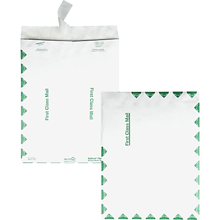 Quality Park Tyvek Envelopes First Class 6 x 9 White Box Of 100 ...