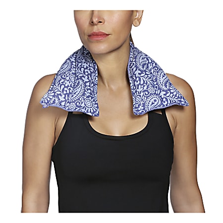 Gaiam Relax Neck And Shoulder Wrap 10 34 H x 5 34 W x 2 D Purple ...