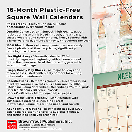 2025 BrownTrout Time Out of Mind Lyrics Written by Bob Dylan Monthly ...