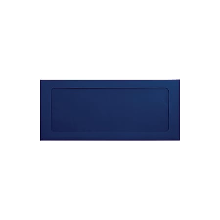 LUX 10 Envelopes Full Face Window Gummed Seal Navy Pack Of 250 - Office ...