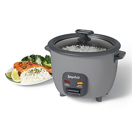 Starfrit 10 Cup 400 Watt Electric Rice Cooker with Non Stick Ceramic ...