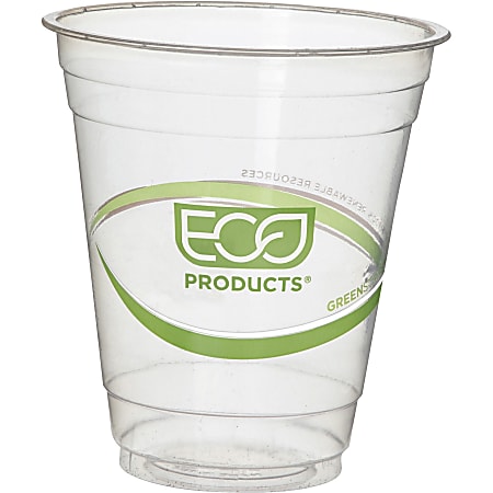ECO Products GreenStripe PLA Cold Cups ClearGreen 12 Oz Pack Of 50 ...