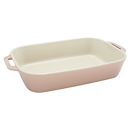 Staub 3 Piece Baking Dish Set Macaron Pastel Pink - Office Depot