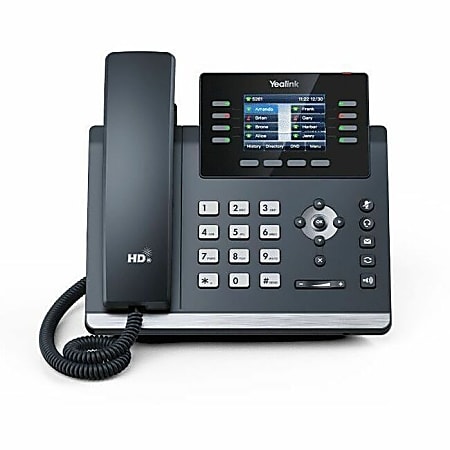 Yealink SIP T44U CordedCordless WiFi VoIP Phone YEA SIP T44U - Office Depot