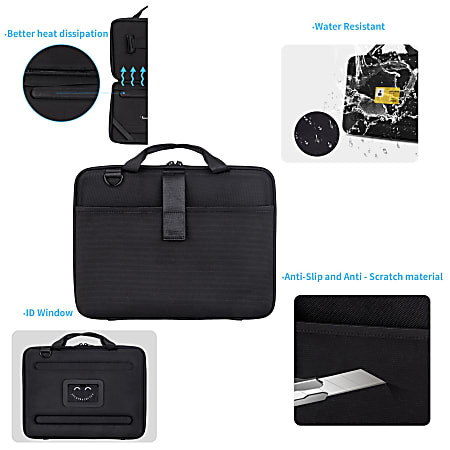 Techprotectus Work In 15 ChromebookNotebook Laptop Case Black TP BK ...