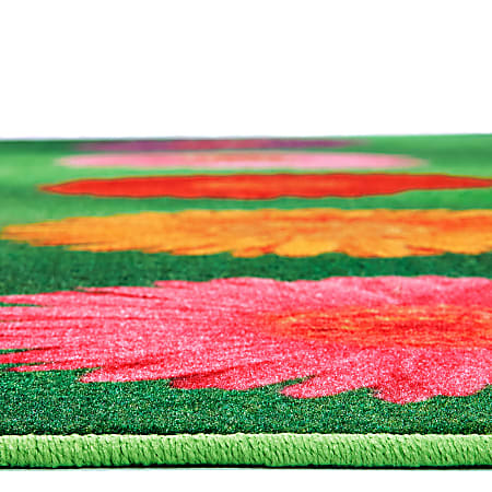 Carpets for Kids Pixel Perfect Collection Flower Power Seating Rug 8 x ...