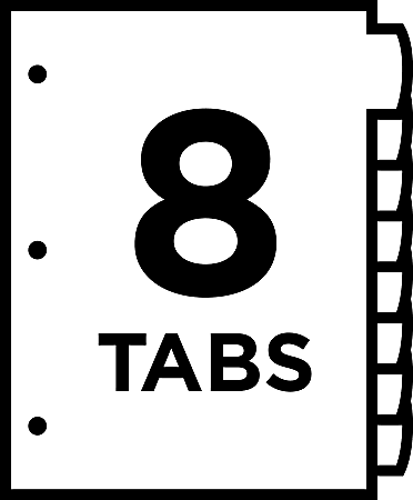 Avery Big Tab Write Erase Durable Plastic Dividers 8 12 x 11 Multicolor ...