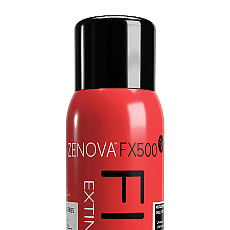 Zenova FX500 Fire Extinguishing Aerosol Spray 8 34 H x 2 12 W x 2 12 D ...