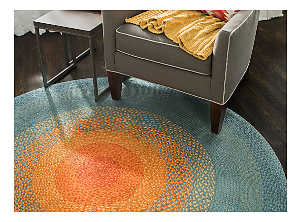 Anji Mountain Olwyn Braided Rug 6 Multicolor - Office Depot