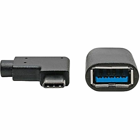 Tripp Lite USB C to USB A Cable Right Angle 3.1 5 Gbps USB Type C MF ...