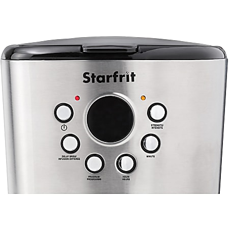 Starfrit 12 Cup Programmable 900 Watt Drip Coffee Maker Machine ...
