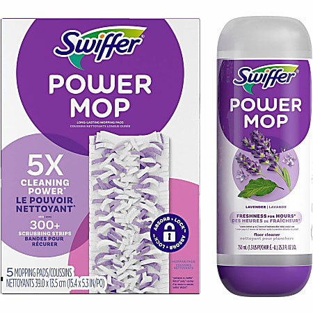 Swiffer PowerMop Refill Pack Purple - ODP Business Solutions