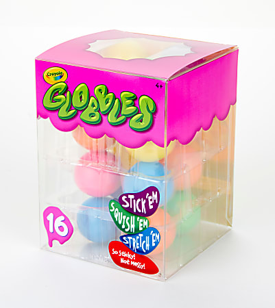 Crayola Squish Toy Globbles Assorted Colors Box Of 16 Globbles - Office ...