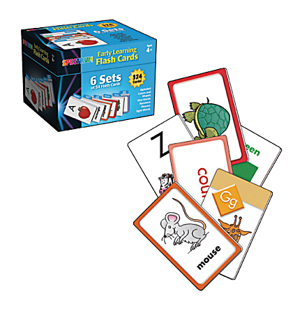 Spectrum Early Learning Flash Cards Ages 4 and up - Office Depot