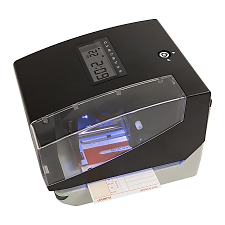 uPunch Digital Time Clock And Date Stamp Bundle Unlimited Employees 8 H ...