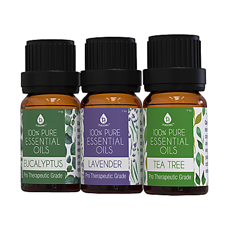 Pursonic Pure Essential Aroma Oils Pack Of 3 Oils - Office Depot