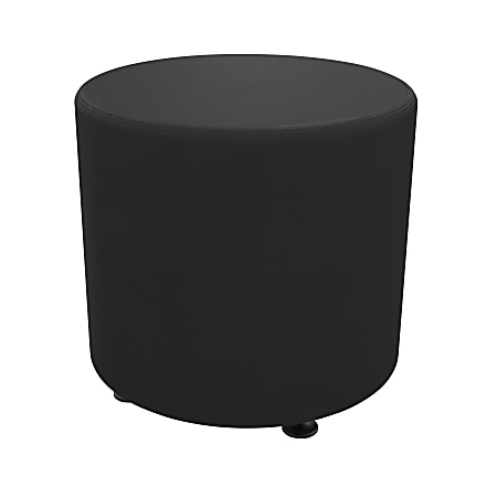 Marco Round Seating Ottoman 16 H x 19 W x 19 D Ebony - ODP Business ...