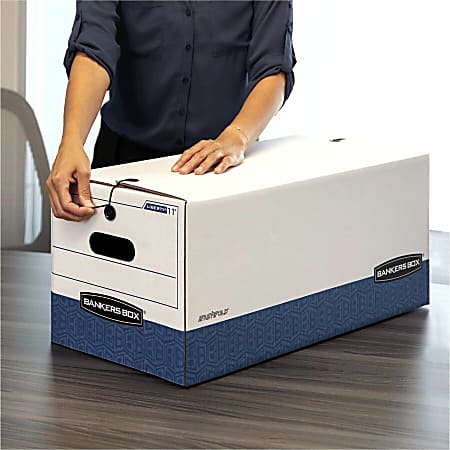 Bankers Box StorFile Medium Duty Storage Boxes With Lift Off Lids ...