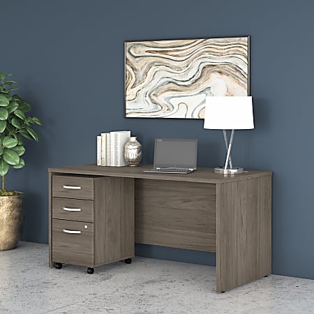 Bush Business Furniture Studio C 60 W Office Computer Desk With Mobile ...