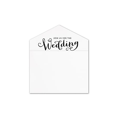 Custom Premium Wedding Event Invitations 6 x 15 38 Loves Arrow Box Of ...