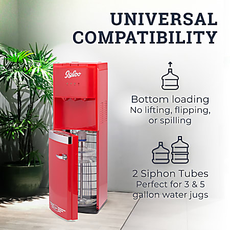Igloo Retro Hot Cold Room Temperature Bottom Load Water Dispenser 3 ...