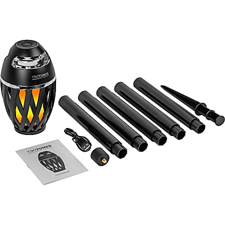 Limitless Innovation TikiTunes Portable Bluetooth Wireless Speaker Bundle Black ODP Business Solutions