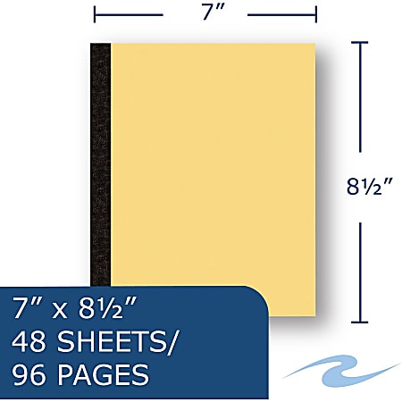 Roaring Spring Composition Notebook 7 x 8 12 48 Sheets Manila - Office ...