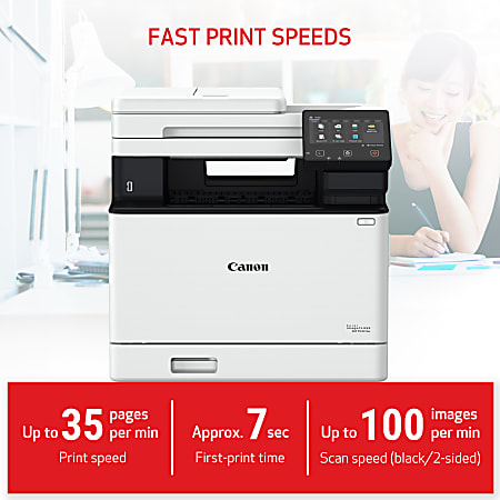 Canon imageCLASS MF753Cdw Wireless Laser All In One Color Printer ...