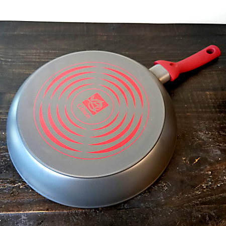 Gibson Home Marengo Aluminum Frying Pan 12 RedGray - Office Depot