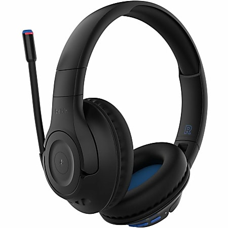 Belkin Wireless Over Ear Headset for Kids with Mic On Ear Earphones ...