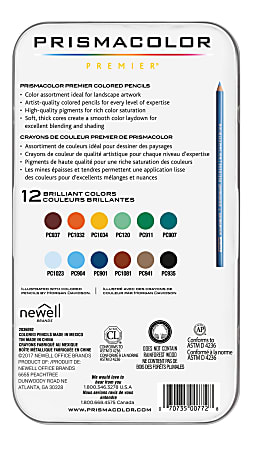 Prismacolor Premier Colored Pencil Set 0.7 mm Soft Core Landscape Set ...