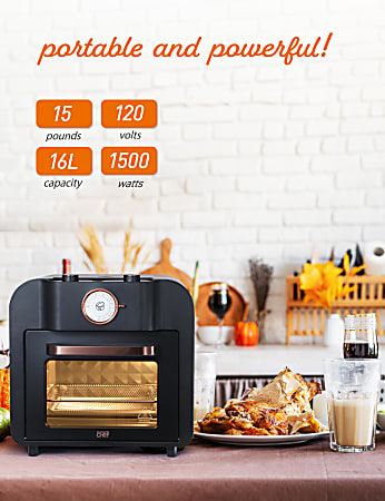 Commercial Chef Air Fryer Multi Oven 17 Qt 14 916 H x 14 316 W x 12 58 ...