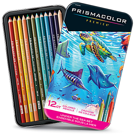 Prismacolor Premier Colored Pencil Set 0.7 mm Soft Core Under The Sea ...