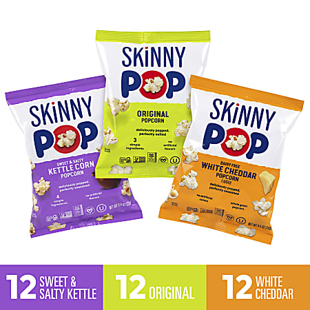 Skinny Pop Variety Snack Pack - Office Depot