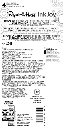 Paper Mate InkJoy Gel Pens Medium Point 0.7 mm Assorted Candy Pop ...