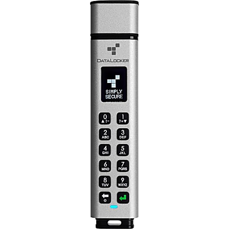 DataLocker K350 64 GB Encrypted USB Drive 64 GB USB 3.2 Gen 1 Type A ...