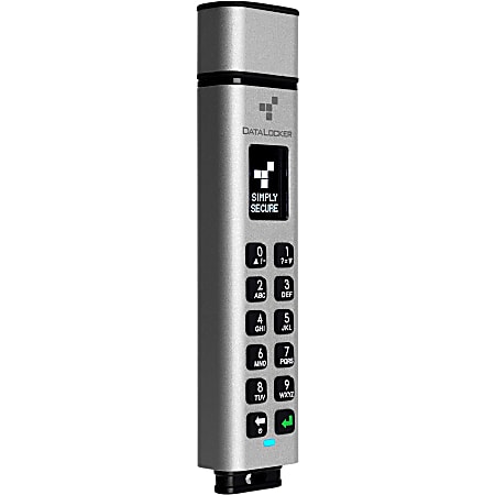 DataLocker K350 64 GB Encrypted USB Drive 64 GB USB 3.2 Gen 1 Type A ...