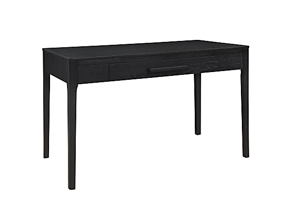 Powell Benum 48 W Computer Desk With Drawer Black Office Depot