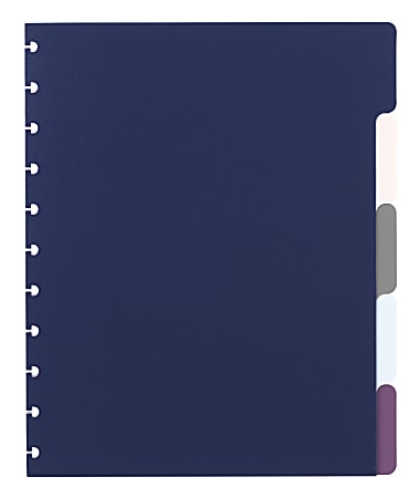 TUL Discbound Tab Dividers Brilliance Letter Size Assorted Colors Pack ...