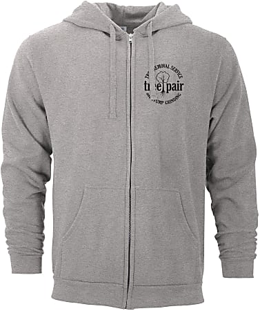 Custom M O Unisex Screened Zipper Hoodie - Office Depot