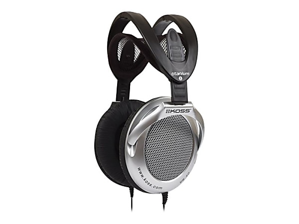 Koss UR40 Headphones full size wired 3.5 mm jack - Office Depot