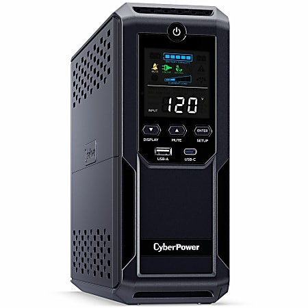 CyberPower Intelligent LCD UPS CP1500AVRLCD3 1500VA Mini tower UPS Mini ...