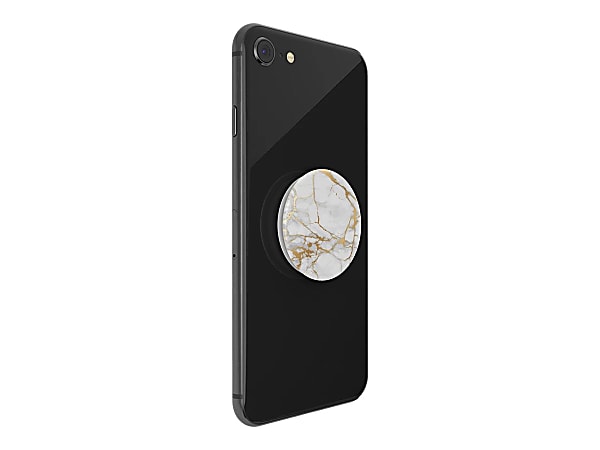 PopSocket PopGrip Smartphone Mirror Gold Marble - Office Depot