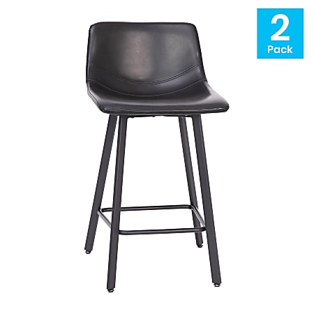 Flash Furniture Caleb Modern Armless Commercial Grade Counter Height ...