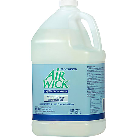 Reckitt Benckiser Clean Breeze Liquid Deodorizer Concentrate Liquid 128 ...
