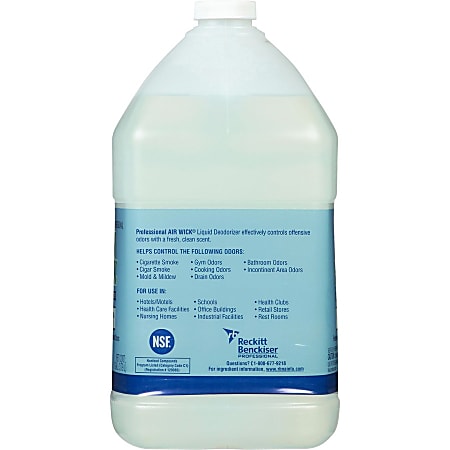 Reckitt Benckiser Clean Breeze Liquid Deodorizer Concentrate Liquid 128 ...